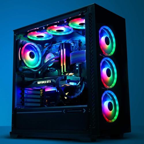 Jual Fan CPU Case Indobestlink RGB / Fan CPU Casing RGB / FAN RGB 12CM ...