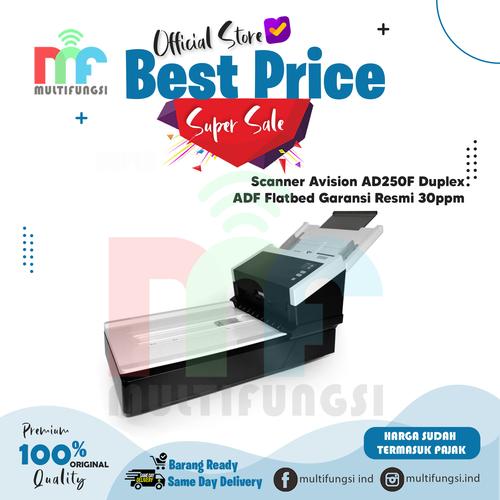 Promo Scanner Avision AD250F Duplex ADF Flatbed Garansi Resmi AD 250F 30ppm Cicil 0% 3x ...