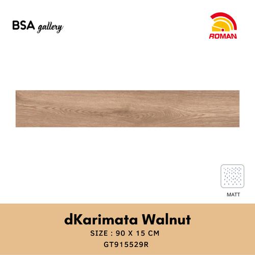 Jual ROMAN GRANITE 90X15 dKARIMATA WALNUT / GRANIT LANTAI MOTIF KAYU ...