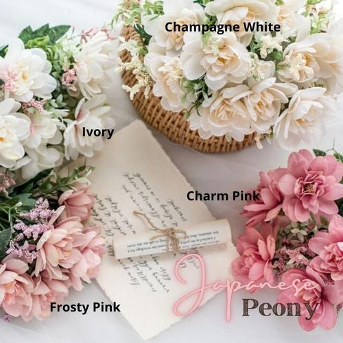 Jual Bunga Japanese Peony Artificial Plastik Shabby Foto Props Dekorasi ...
