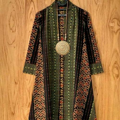 Jual Kain tenun ikat jepara kuwalitas motif flores halus - 4, M - Kab ...