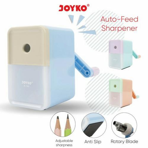 Jual Serutan / Sharpener / Rautan Pensil Putar Joyko A-160 Warna Pastel ...