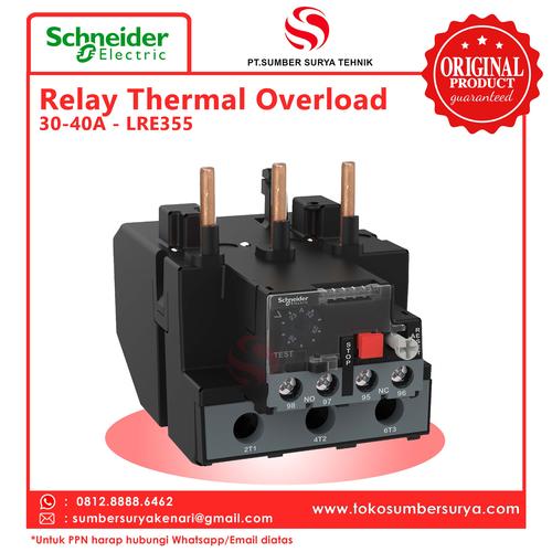 Jual Relay thermal overload LRE355 30-40A Schneider - Jakarta Pusat ...