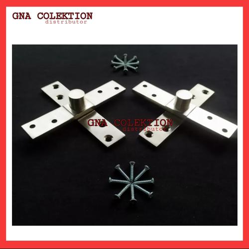 Jual engsel pivot jendela stainless putar pivot jendela 1set atas bawah ...