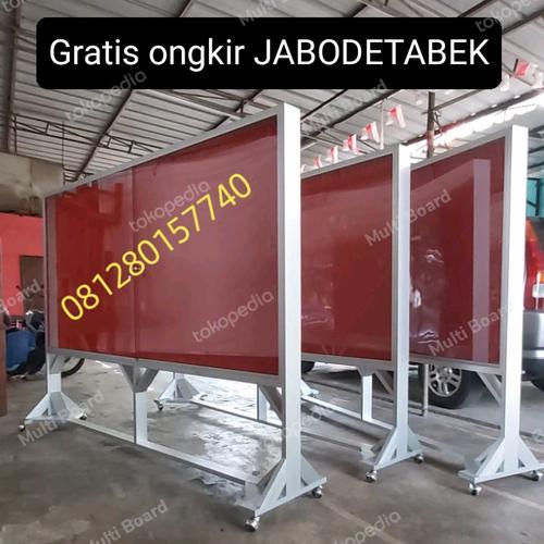 Jual papan mading softboard-standing 120 x 240 cm - Biru - Jakarta ...