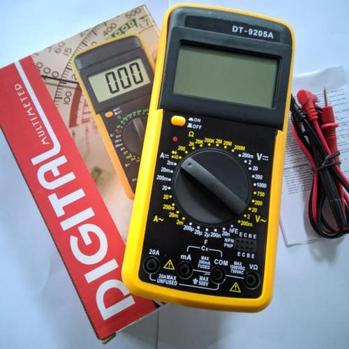 Jual Digital Multitester Avometer DT-9205B Multi Tester Layar Besar ...