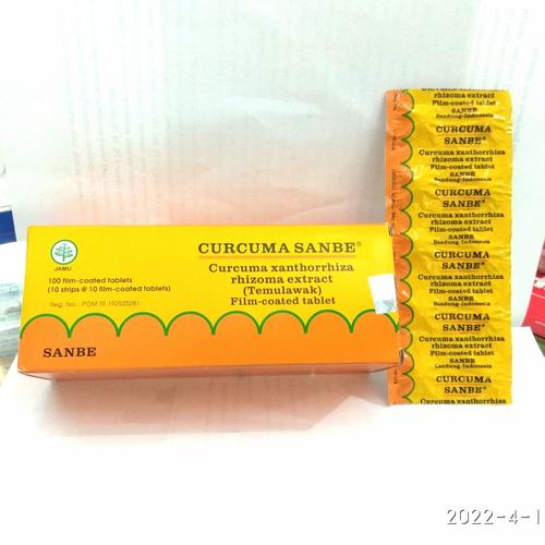 Jual curcuma sanbe perstrip 10 tablet - Kota Bogor - Farma Online ...