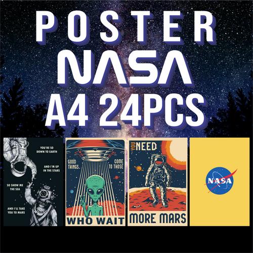 Jual Poster Nasa A4 24pcs Poster Aesthetic Poster Dinding Aesthetic ...
