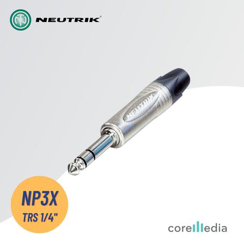 Jual Neutrik NP3X Narrow-Profile Stereo (TRS) 1/4" Phone Connector ...