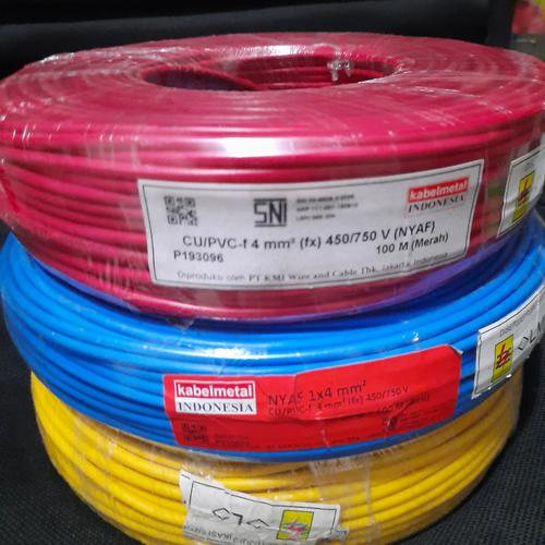 Jual kabel nyaf 4mm metal,isi serabut - Biru - Kota Tangerang - DAYA JAYA29 | Tokopedia
