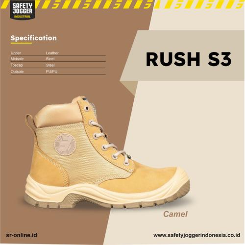 Jual SEPATU SAFETY JOGGER RUSH CAMEL S3 SRC - 42 - Jakarta Pusat ...