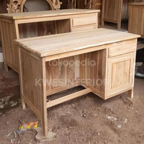 Jual meja kantor kayu jati Meja kerja minimalis - Mentahan - Kab ...