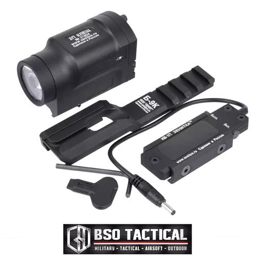 Jual BD Tactical Flashlight Zenitco Klesh 2P Picatinny with Switch ...