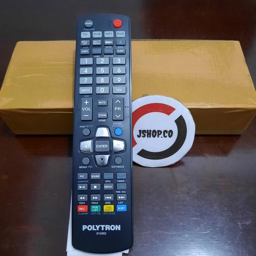 Jual REMOTE/REMOT TV LCD LED POLYTRON 81G862 TV DVB HIFI DVD ORIGINAL ...