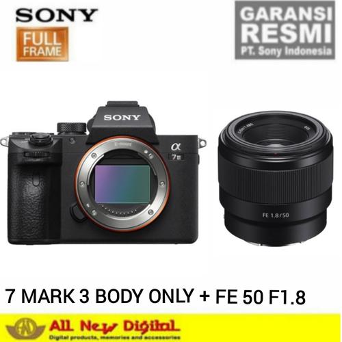 Promo Sony Alpha A7M3 Body only + FE 50mm F1.8 sony 7 3 body + sony ...