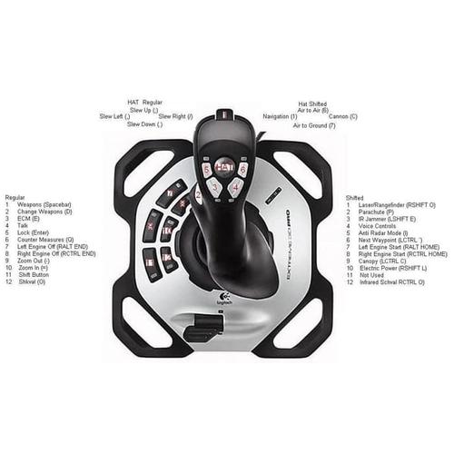 Jual Logitech Extreme 3D Pro Joystick Flight Simulator - Kota Samarinda ...
