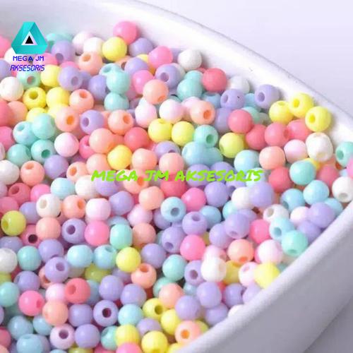 Jual (20gr) Mote Susu Bulat Manik Manik Susu Pastel 8mm - 4mm - Jakarta Barat - MEGA JM | Tokopedia
