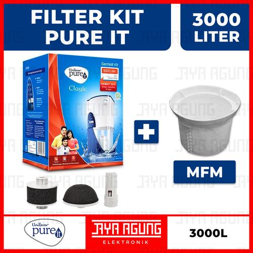 Jual Germkill Kit PURE IT 3000L Filter Saringan Air PUREIT Classic 9L ...