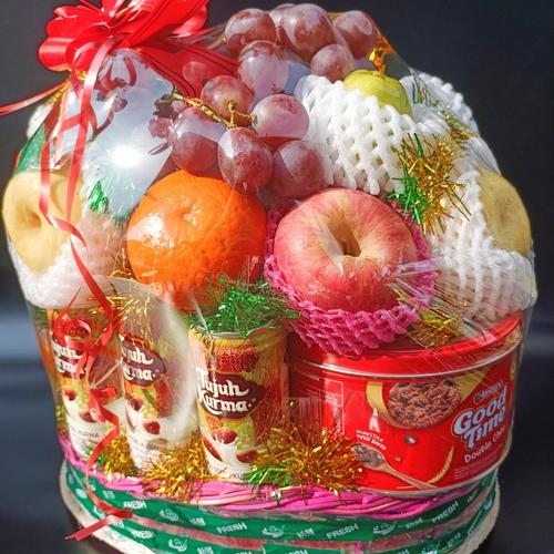 Promo parsel ramadhan dan lebaran mix buah dan cookies minuman sehat ...