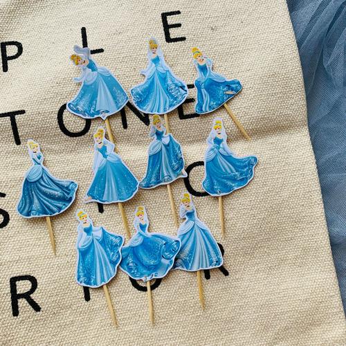 Jual Cupcake Topper Birthday / Hiasan Cupcake Ultah - Cinderella ...