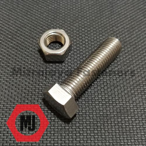 Jual Baut Mur Hexagon M16x60 Stainless Steel 304 - Kota Bandung - Mitrajaya Fasteners | Tokopedia