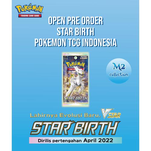 Jual Booster Pack Star Birth Pokemon TCG Indonesia S9 - Kartu Pokemon ...