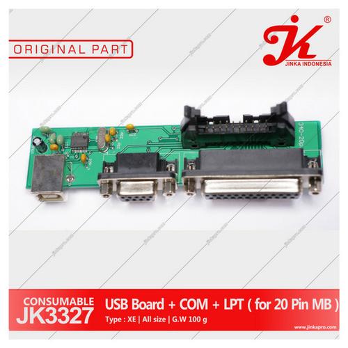 Jual Port USB Board + Serial Port + LPT (Old) | Jinka JK/XE 20pin ...