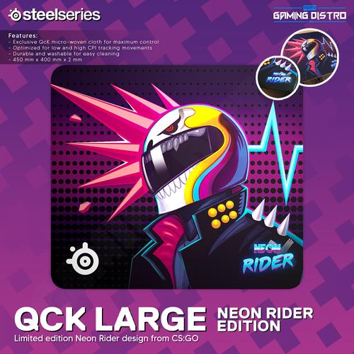 Jual Mousepad Steelseries QcK Large Neon Rider Limited Edition ...