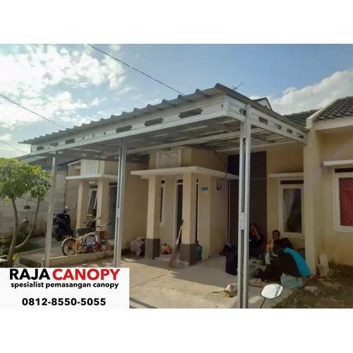 Jual Canopy Spandek kanopi sengalume rangka bajaringan zincalume ...