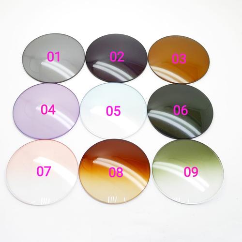Jual Lensa kacamata progresif warna permanen uv - hitam grad abu ...