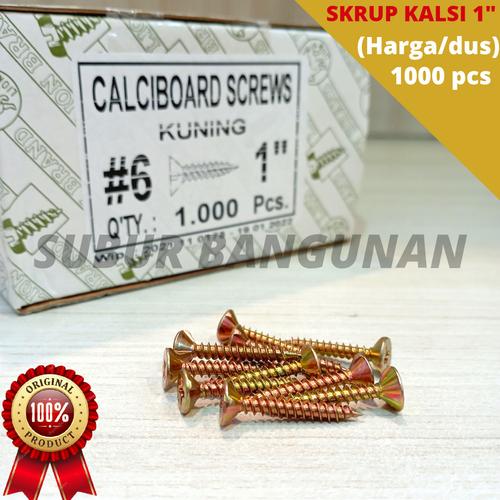 Jual Skrup Kalsiboard 1" Sekrup Kalsi Calsiboard Screw Harga Dos (1000 ...