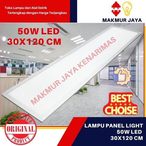 Jual Lampu Downlight LED Panel 50 w watt 30x120cm 60x120cm/ RM LED 50W ...