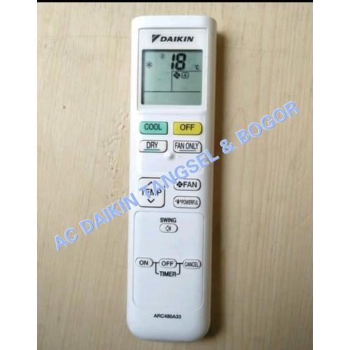 Jual Remote AC Daikin Standar Thailand FTC15NV14 FTC20 FTC25 FTC35 Ori ...