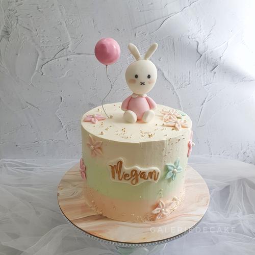 Jual Rabbit Cake Kue Ultah Rabbit Kue Ultah Anak 1 tahun kue tema ...