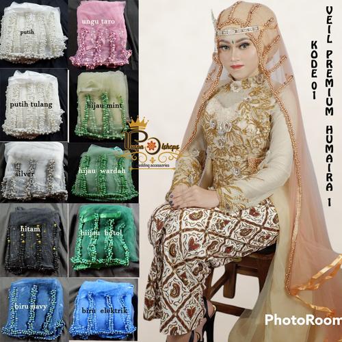 Jual Veil Mutiara Pengantin Humaira Premium Veil Terbaru Slayer ...