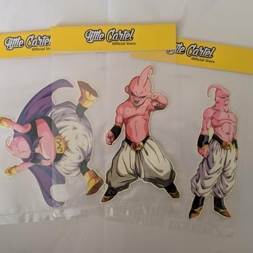 Jual STICKER DRAGON BALL MR BU EVIL BUU KID BUU - Merah Muda - Kab ...