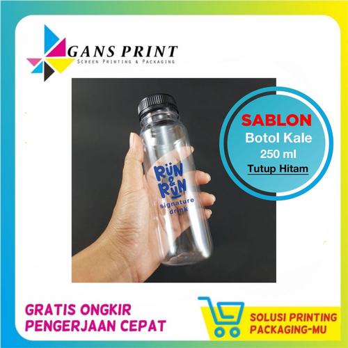 Jual Sablon Botol Kale 250 ml ( Gambar Bisa Custom) Free Design - 500 ...
