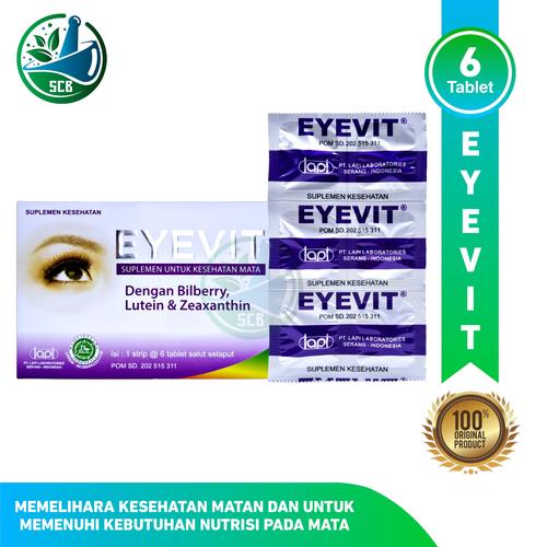 Jual Eyevit Vitamin Mata Per Strip - Eyefit Suplemen Kesehatan Mata ...