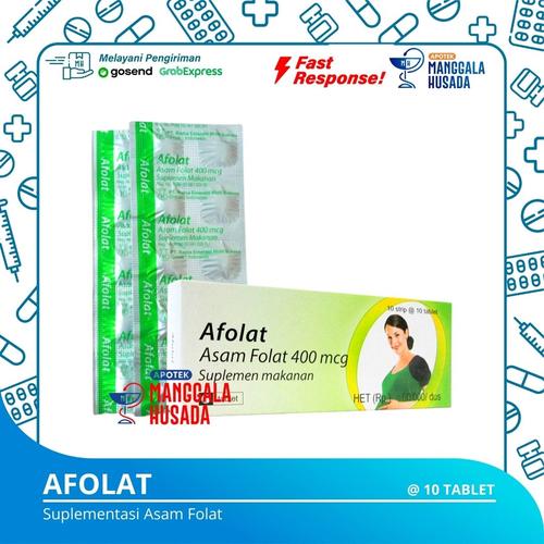 Jual AFOLAT 400 MCG PERSTRIP @ 10 TABLET - Kota Palembang - APOTEK ...