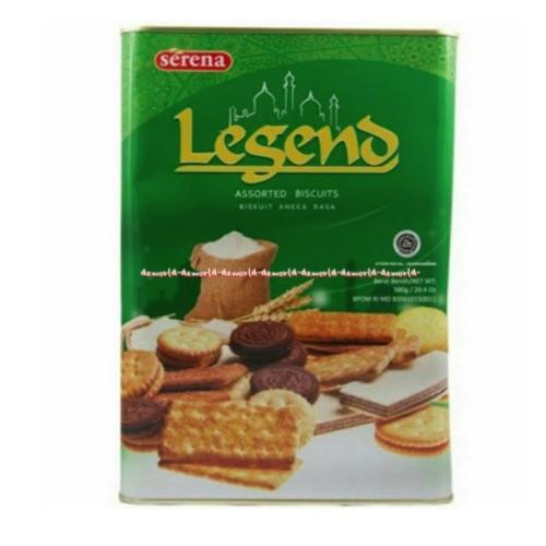 Jual Serena Legend Assorted Biscuits 580g Biskuit Aneka Rasa Kemasan ...