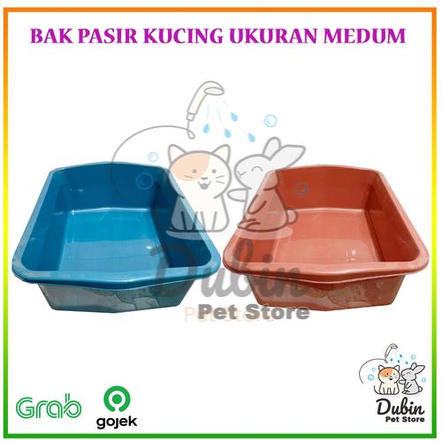Jual Litter Box Bak Pasir Kucing Baskom Pup Ukuran MEDIUM Bak Kucing ...