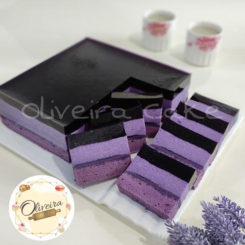 Jual Madona cake agar busa/kek puding busa/ Pudding Cake - Taro - uk ...