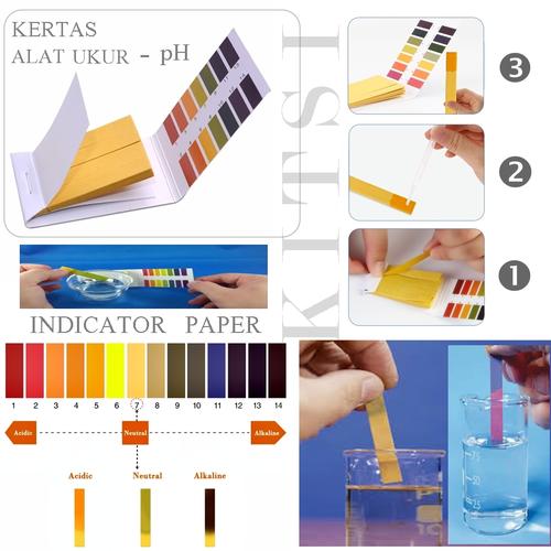 Jual ALAT UKUR pH AIR / KERTAS LAKMUS pH TESTER AIR / UJI ASAM pH AIR 1 ...