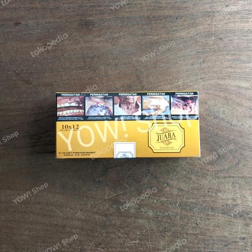 Jual Rokok Juara Teh Manis Kretek isi 12 batang - 10 pack=1 slop - Kota ...