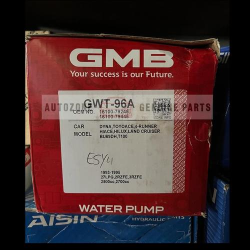 Jual Water pump Pompa Air Kijang Kapsul Prado EFI 2TRFE 1RZ 2RZ 3RZ GMB ...