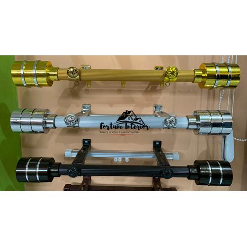 Jual Rel rolet pipa batang tiang garis bulat kristal gorden murah tebel ...