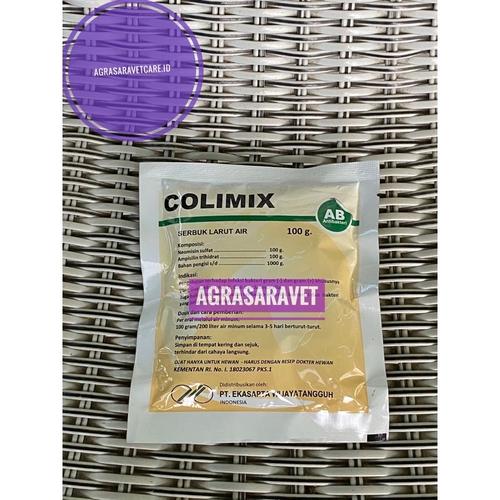 Jual Colimix 100 gram (ampi + neo) - obat kolibasilosis, crd, NE - Kota ...
