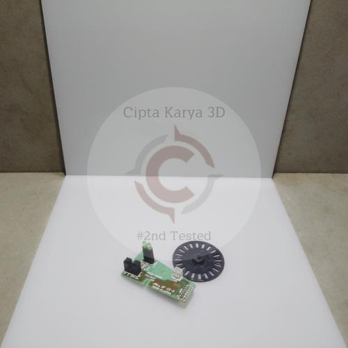 Jual Dc Motor Photoelectric Speed Sensor Disc Code Wheel OD 42mm Shaft ...