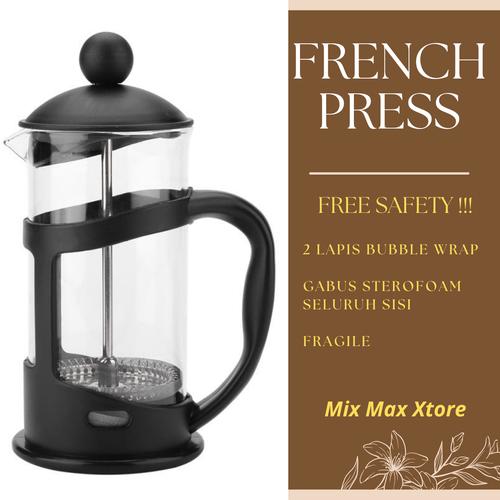 Jual French Press Coffee Maker Pot Teko Kopi (3 Ukuran) - TOP1 - Black ...