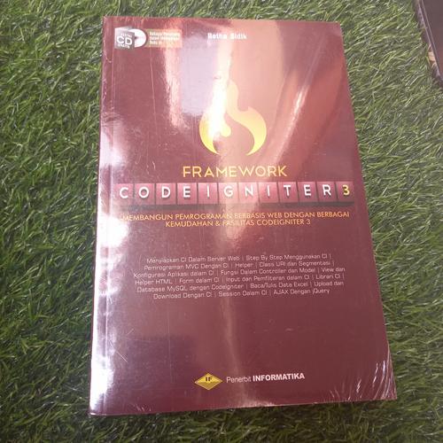 Jual BUKU FRAMEWORK CODEIGNITER 3 - Jakarta Pusat - JAWA BOOKS STORE ...